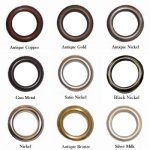 Eyelet Colours and Prices – Curtain Eyelet Services